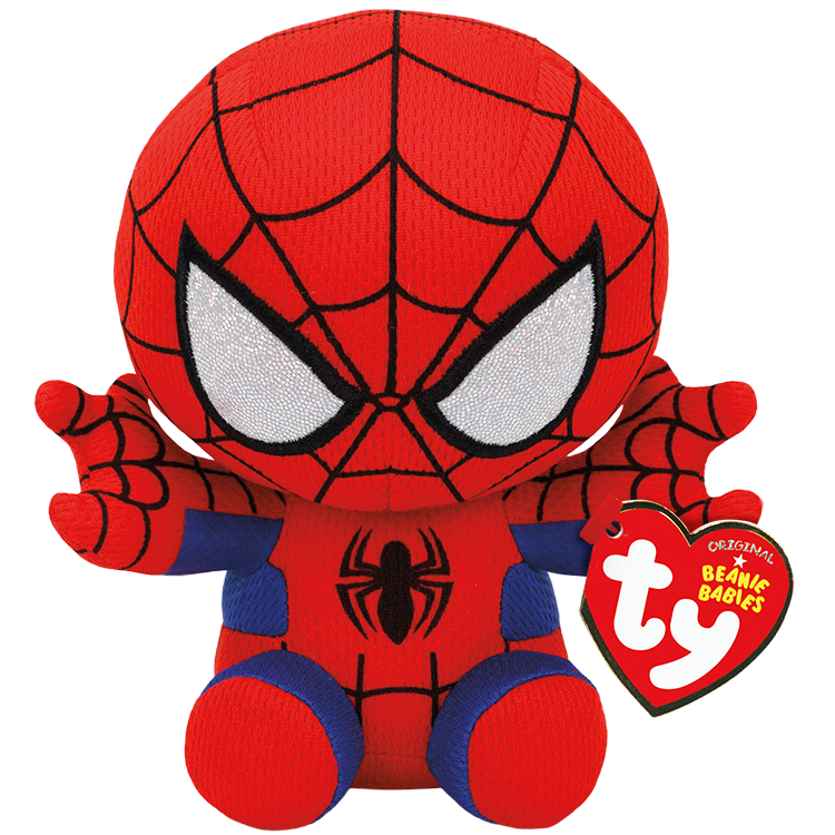 TY Beanie Boo Marvel Spider-Man Plush | Space Monkey Comics